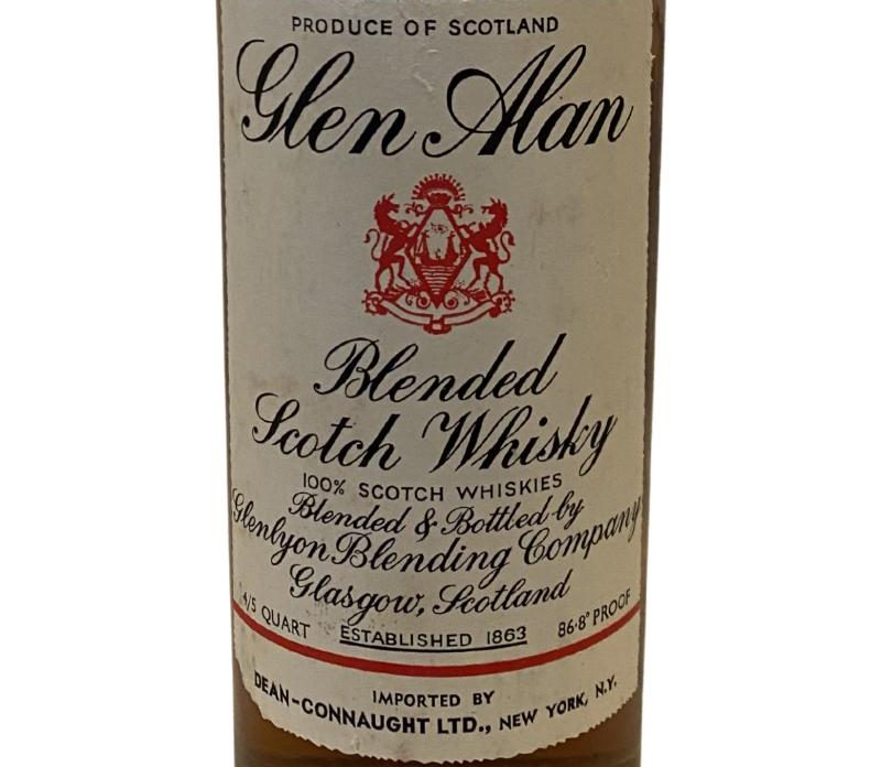 Glen Alan Blended Scotch Whisky (c. 1970s) – Whiskery Turnip